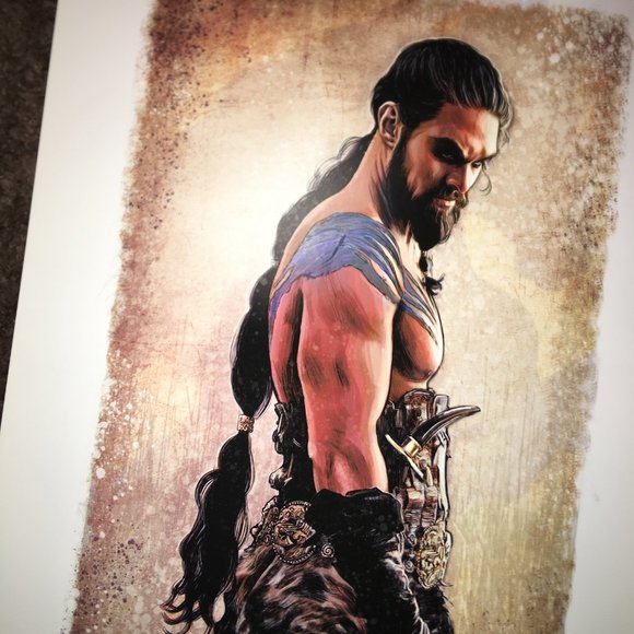 Jason Palmer | Art | Khal Drogo Game Of Thrones Print With Minor Crease ...